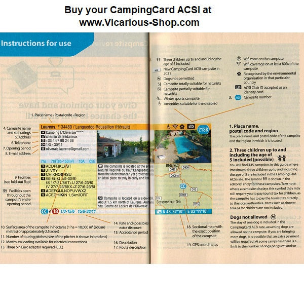 ACSI Card 2025 English Books UK + Camping Card Vicarious Books Media ...