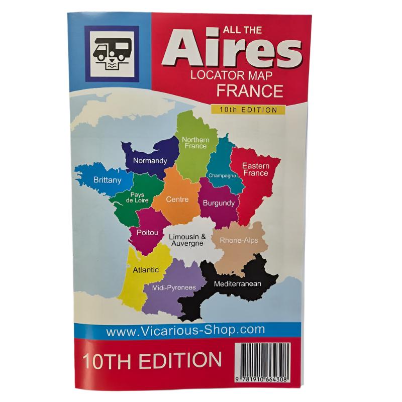 Map of Aires in France for All the Aires France 10th edition Vicarious ...