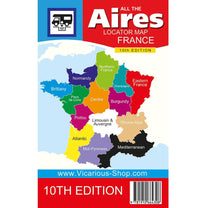 Map of Aires in France for All the Aires France 10th edition Vicarious ...
